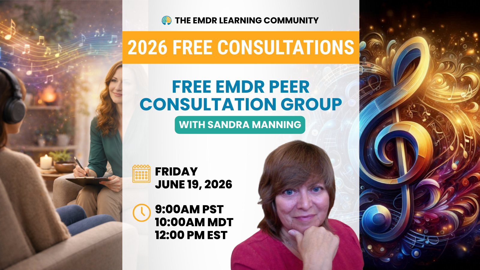 Free EMDR Peer Consultation with Sandra Manning - June 2026